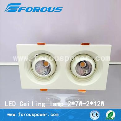 China Double side type anti glare light 10W ceiling lamp NIUYAN for sale