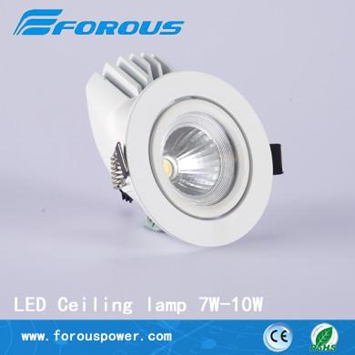 China White paint telescopic LED lamp 10W commercial single elephant nose for sale