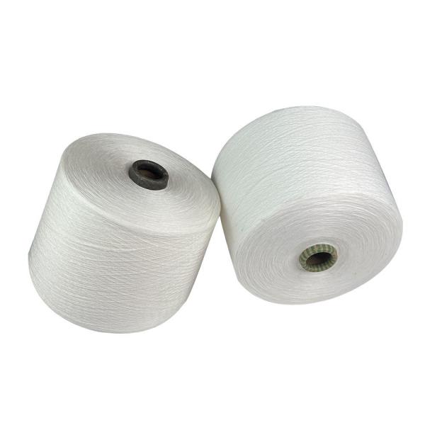 Quality Textile Production Sustainable Yarns GRS Eco Friendly Cotton Blend Yarn Dyed for sale