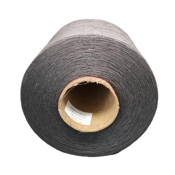 Quality Biodegradable Black Cotton Polyester Blend Yarn Eco Friendly Crochet Yarn for sale