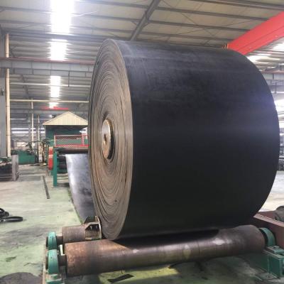 China OEM Bucket Elevator Conveyor Belt ST1600 Steel Cord Elevator Belt Black For Cement Mining Industries for sale