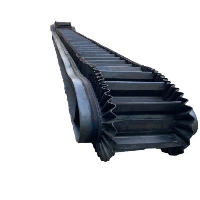 China Heavy Duty Corrugated Sidewall Conveyor Belt High Tensile Strength Cleated Rubber Conveyor Belt for sale