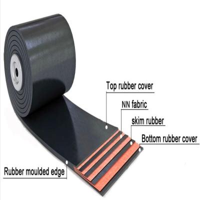 China EP200 Nylon Fabric Conveyor Belt Customized Rubber Mining Belt for sale