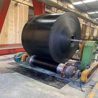 China Black Heat Resistant Conveyor Belts Durable EP Conveyor Belt For Mining Coal Industries for sale