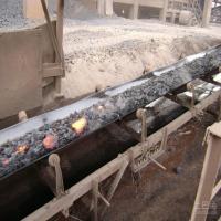 Quality Heat Resistant Rubber Conveyor Belt Black Color For Cement Mining Coal for sale