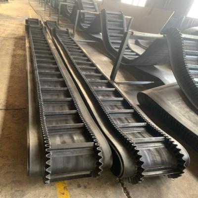 China Belt Width Customized Skirt Rubber Conveyor Belt Suitable For Heavy Duty Bulk Material Handling for sale