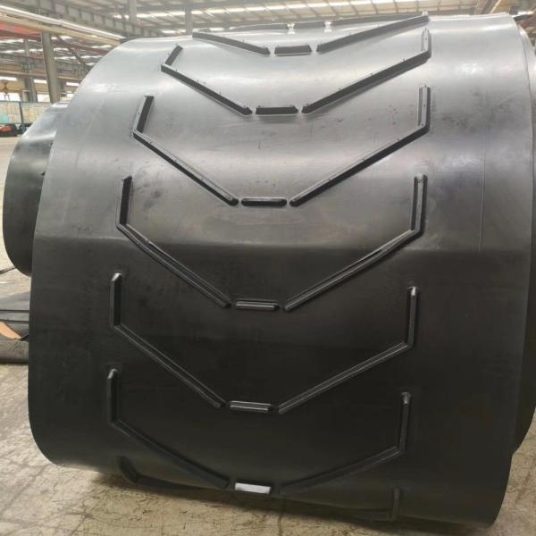 Quality Customizable Chevron Pattern Conveyor Belt 300mm - 3000mm Width V Type Conveyor for sale