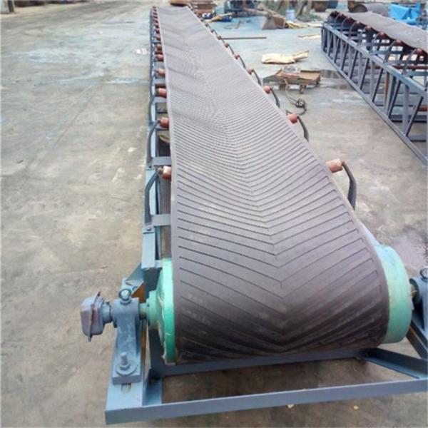 Quality Customizable Chevron Pattern Conveyor Belt 300mm - 3000mm Width V Type Conveyor for sale