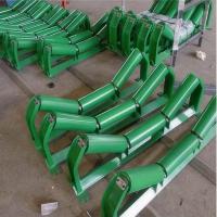 China Galvanized Steel Conveyor Idler Roller 108mm Diameter for Mining Material Handling for sale