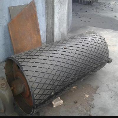 China 200mm - 2200mm Width Diamond Rubber Lagging OEM Conveyor Belt Pulley Lagging for sale