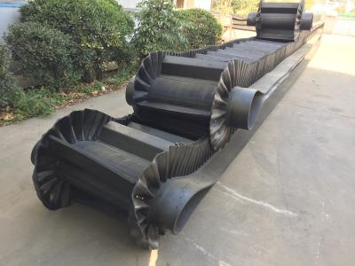 China Heavy Duty Industrial Rubber Corrugated Sidewall Cleated Conveyor Belt For Bulk Material Handling for sale