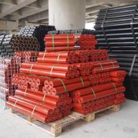 China Galvanized Steel Conveyor Idler Roller 108mm Diameter for Mining Material Handling for sale