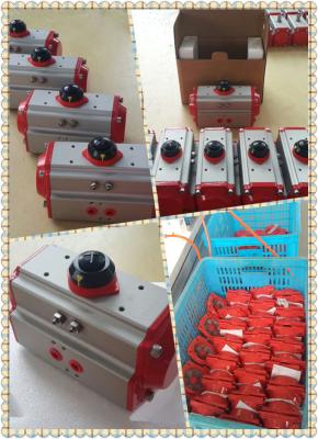 China OEM Gas Media Pneumatic Control Valve With Pneumatic Rotary Actuator for sale