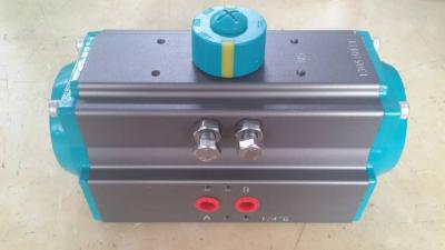 Cina Dispositivo per l'attuatore d'aria rotativo a quarto di turno Attuatore pneumatico a effetto singolo RAL5021 in vendita