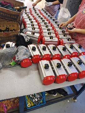 Cina Rapido rack pneumatico e attuatore a pignone doppio effetto singolo effetto in vendita
