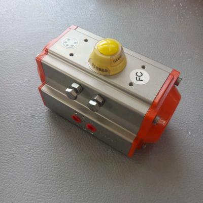 Cina AT Serie Pneumatico Attuatore Rotante Single Acting Actuazione di Ricambio di molla di alluminio in vendita