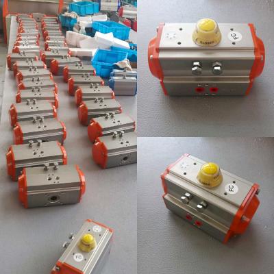 Cina AT Serie Pneumatico Attuatore Rotante Single Acting Actuazione di Ricambio di molla di alluminio in vendita