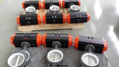 Cina Attuatore rotativo pneumatico in miniatura a 90 gradi Attuatore a doppia azione di ritorno a molla in vendita