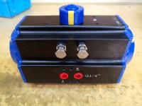 China Double action DA83 double effect pneumatic actuator control valves for sale