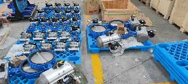 Cina Valvola a farfalla a doppio effetto pneumatica per l'attuatore rotativo in vendita