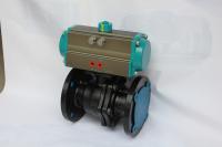 China Ball Valves Actuated:Single or double acting pneumatic control for sale