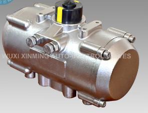 Cina 316 304 Azionatore pneumatico in acciaio inossidabile Valvola a sfera a 3 vie 1/4 giro in vendita