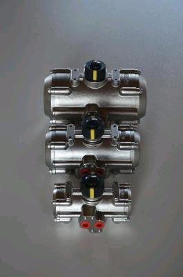 Cina Acciaio inossidabile 304/316 Valvola a sfera Attuatore Valvola di controllo pneumatico in vendita