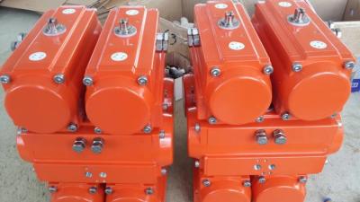 China Doppelwerkende enkelwerkende veer-terugkeer pneumatische actuatorregelkleppen Te koop