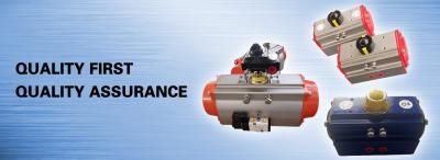 China OEM Gas Media Pneumatic Control Valve With Pneumatic Rotary Actuator for sale