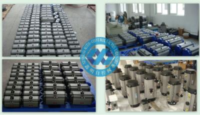 Cina Attuatore rotativo pneumatico in miniatura a 90 gradi Attuatore a doppia azione di ritorno a molla in vendita