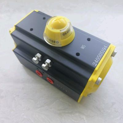 中国 ATシリーズ90度回転式空気力駆動器 スタックとピニオン 空気力駆動器 販売のため