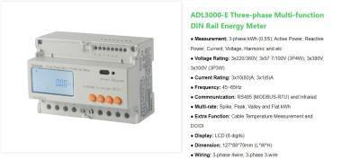Cina Certificazione trifase dell'UL del tester di energia della ferrovia di baccano di ADL3000 Modbus RTU in vendita