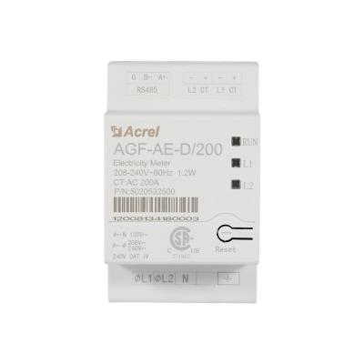 Cina Acrel AGF-AE-D/200 Misuratore di energia Din Rail fili a tre fasi singole con certificazione UL in vendita