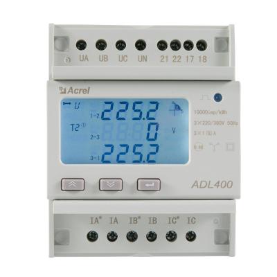 Cina ADL400 Din Rail, misuratore di energia multifunzione a tre fasi in vendita