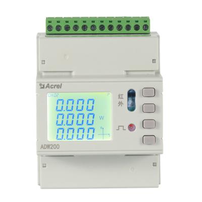 China Reihe des DIN35mm-Installations-multi-Loop drahtlose Energie-Meter-ADW210 zu verkaufen