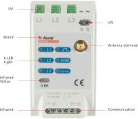 China AEW100-D36X Wireless Lora Power Meter 400a With 3 Split Core Current Transformer for sale