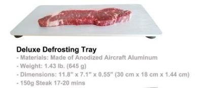 China Defrosting Tray Offer for sale