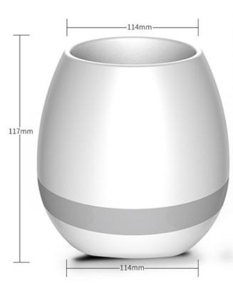 China Touching Plant just like play piano flowerpot  Bluetoth speaker for sale