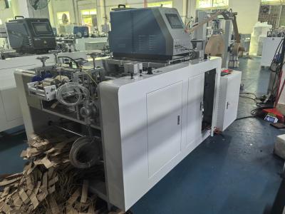 China Automatic 10F Water Glue Twisted Paper Handle Making Machine Precise Control Strong Bonding For Paper Bag Handles for sale