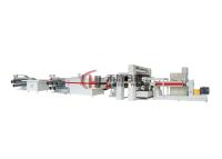 China PP Flat Yarn Stretching Making Machine Tape Extrusion Line Process for sale
