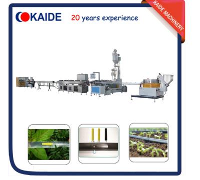 China Flat Emitter Drip Irrigation Tape Extrusion Machine 180m/min KAIDE factory for sale