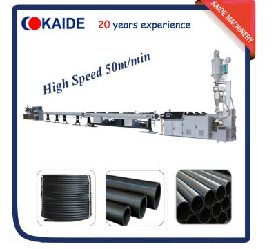 China Plastic Pipe Extrusion Machine for HDPE pipe High Speed KAIDE factory for sale