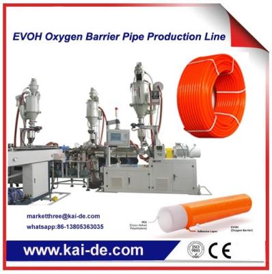 China 3 layer PERT/EVOH Oxygen Barrier Composite Pipe Making Machine China supplier for sale