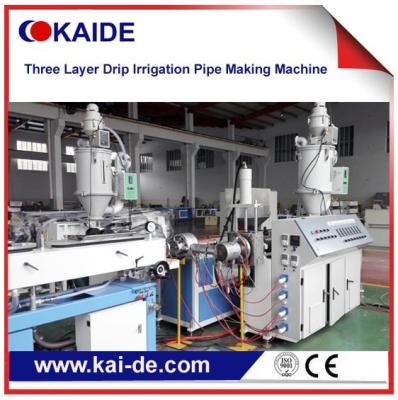China triple layer drip irrigation pipe making machine price for sale