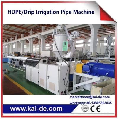 China PE Inline Round drip irrigation pipe extrusion Machinery KAIDE factory for sale