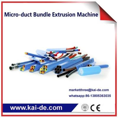 HDPE duct production line  2ways 7ways  12/10mm microduct optical fiber cable