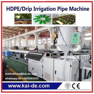 China HDPE drip lateral line extrusion machine Dual function drip irrigation pipe making machine for sale