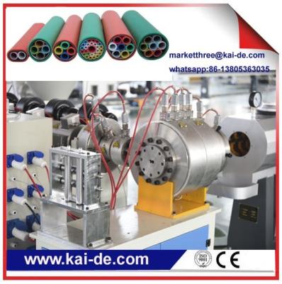 China Plastic pipe production machine for HDPE duct / microduct making machine for sale