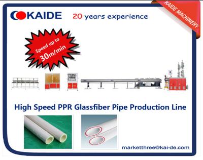 China 3 layer high speed PPR Pipe Production Line SPEED 30m/min for sale