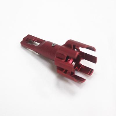 Cina Pezzi meccanici di alluminio di CNC della luce del LED, pezzi meccanici anodizzati rossi di CNC in vendita